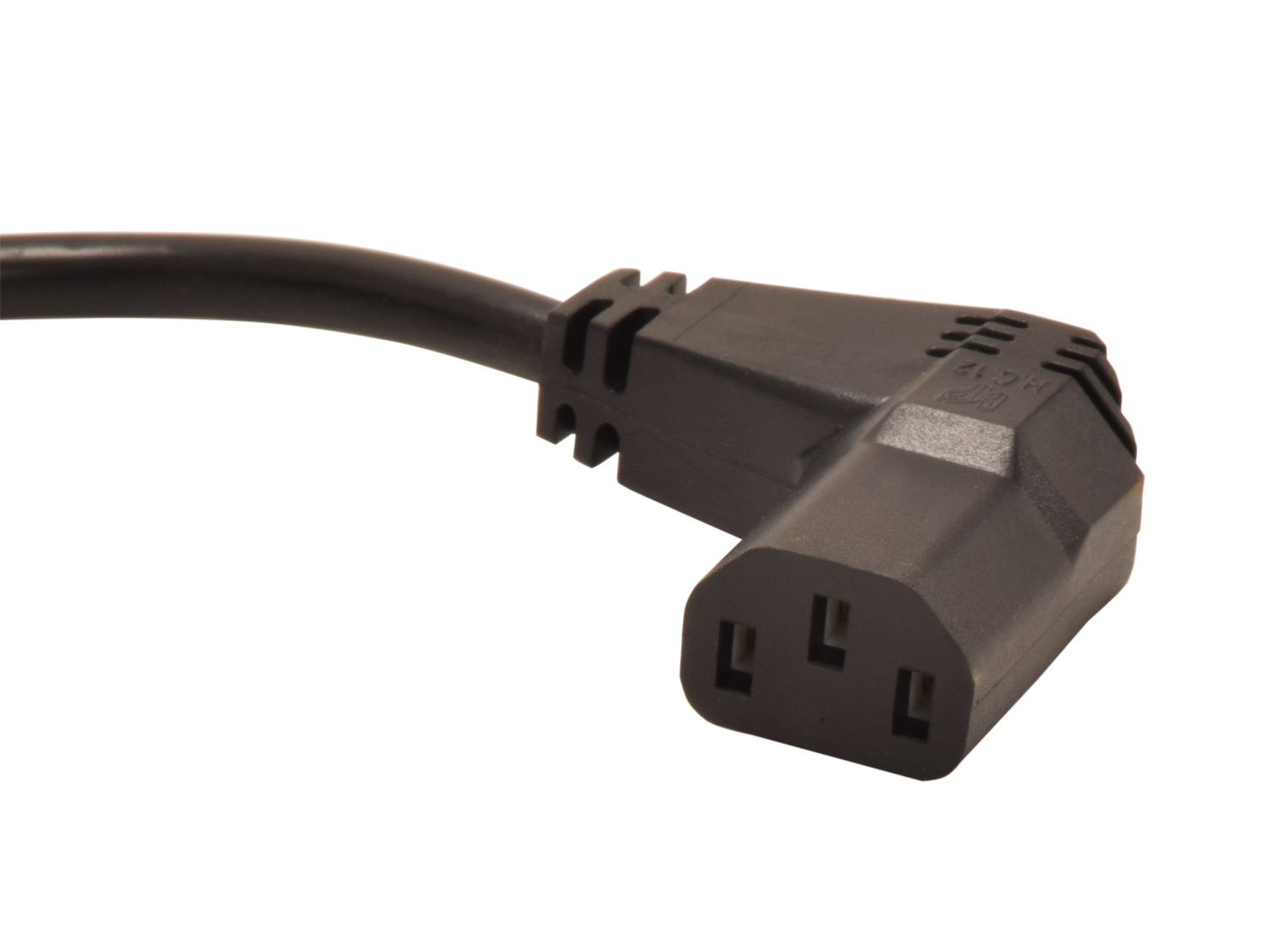Mains Power Leads UK - Right Angle IEC 10A