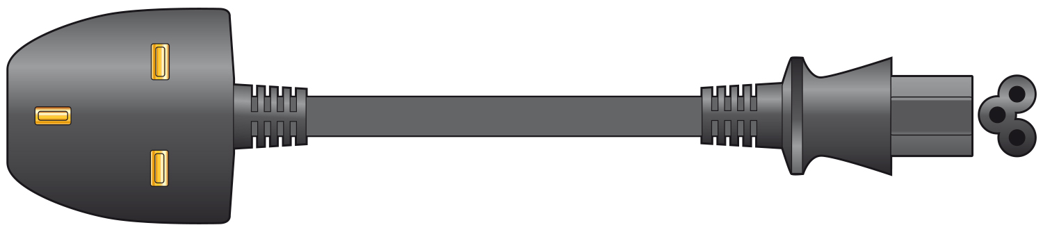 AVSL : Product : Leads : Mains Power : Cloverleaf : 114.043UK