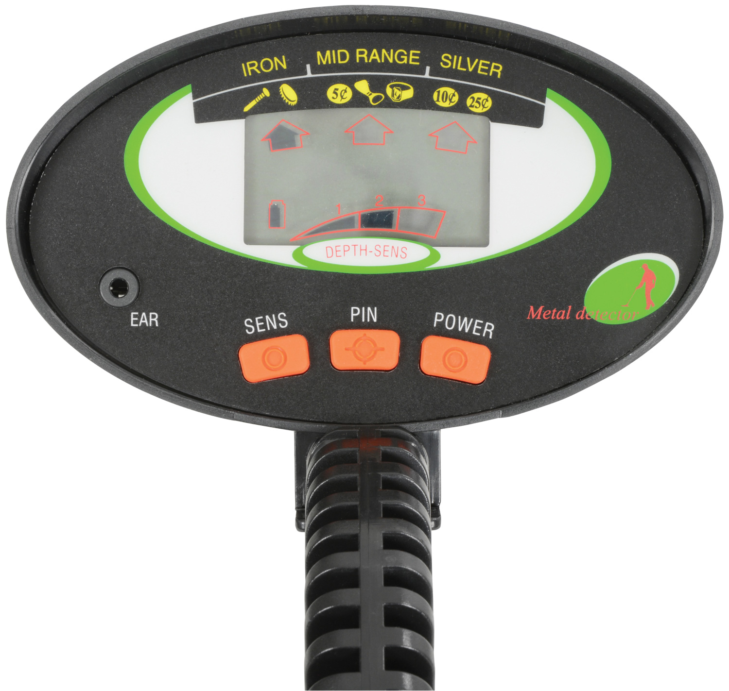 Extendable Digital Metal Detector With LCD Display & Sounds Alert Water ...
