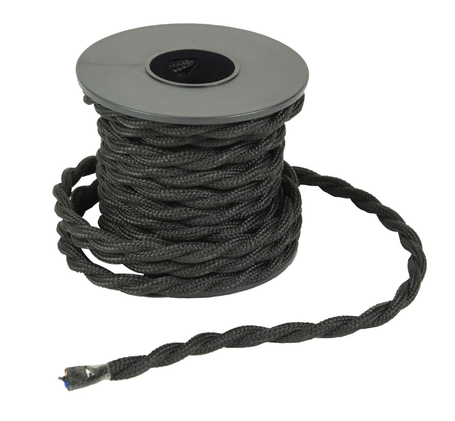 LYYT Decorative Braided 2 Core Mains Cable B2WBk-5 ~ £7.12